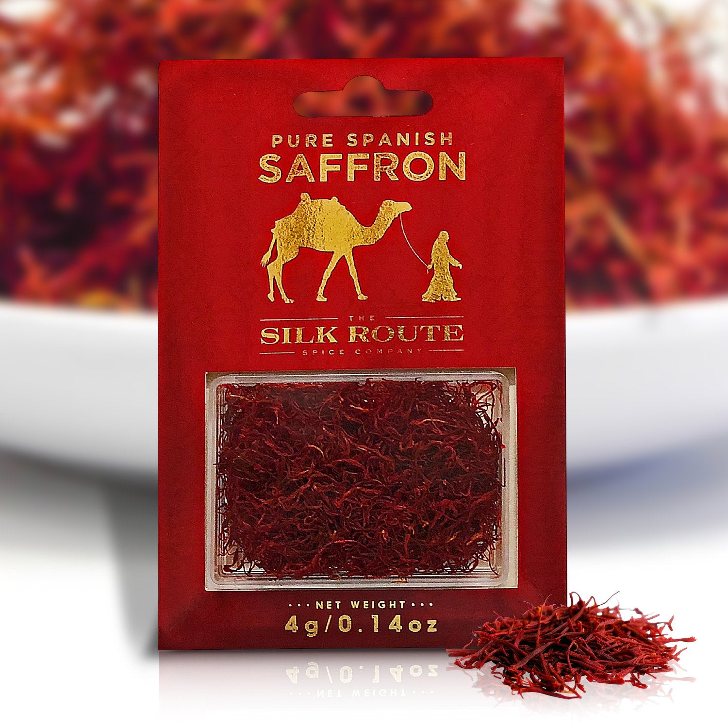100% Authentic Saffron Pouch - 4g – Silk Route Spice Company