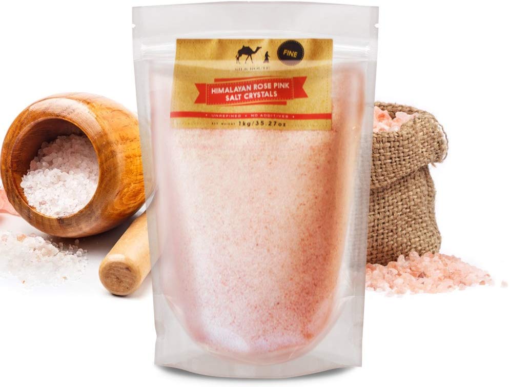 Resealable Himalayan Rose Pink Salt - 1Kg (Fine) – Silk Route Spice Company